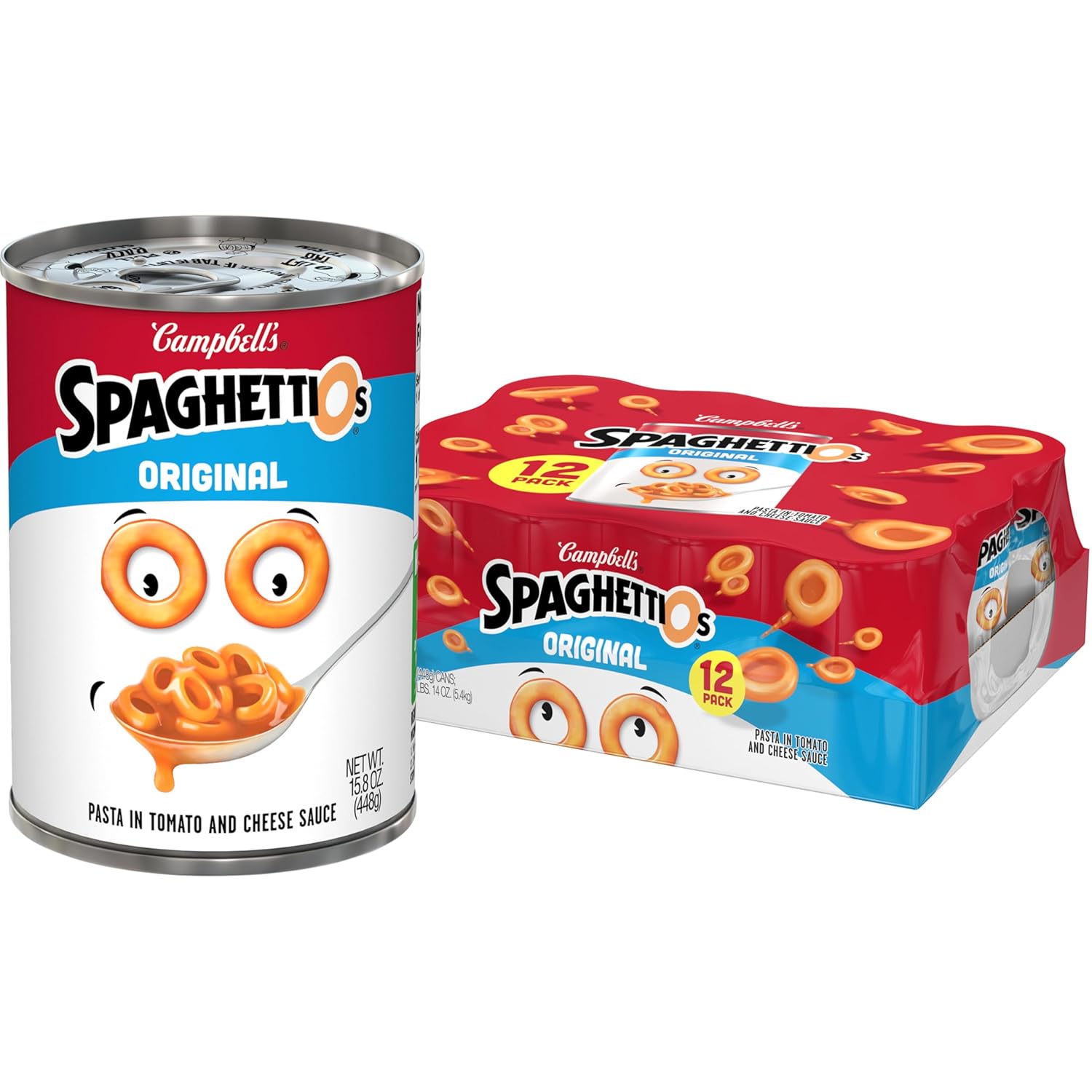 12-Pack SpaghettiOs Original Canned Pasta - Pricely